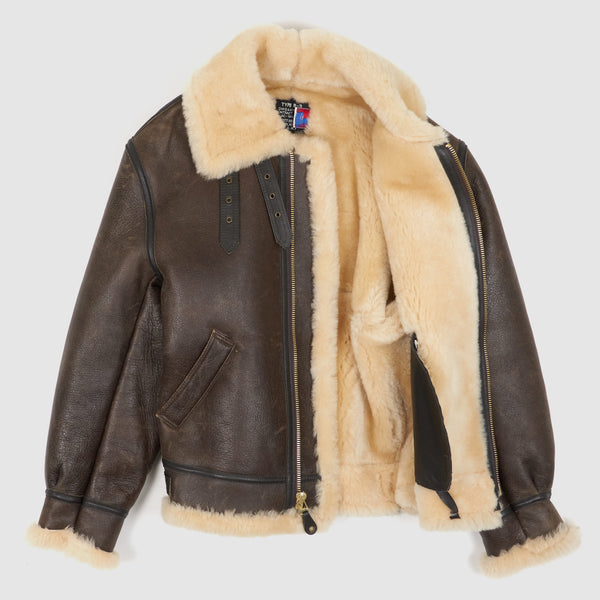 Schott B3 Shearling Bomber Jacket Made in USA - DeeCee style