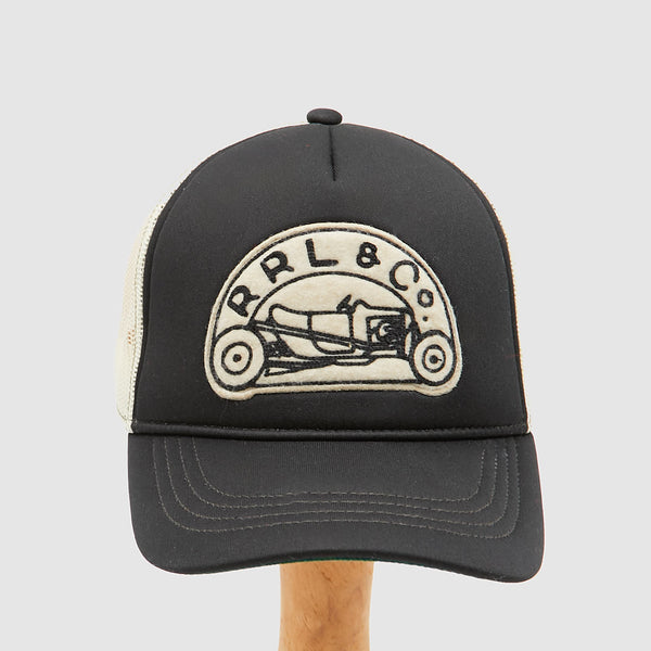 Double RL Trucker Mesh Back Hot-Rod Cap - DeeCee style