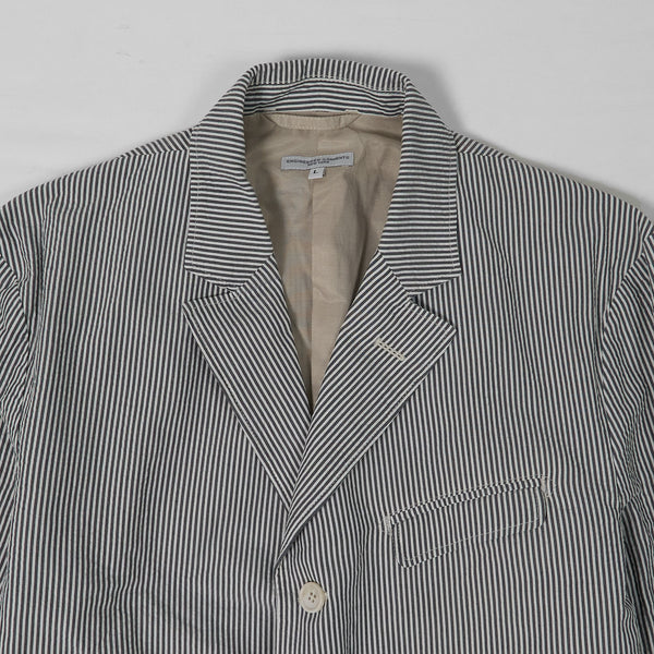 Engineered Garment Andover Seersucker Striped Blazer - DeeCee style