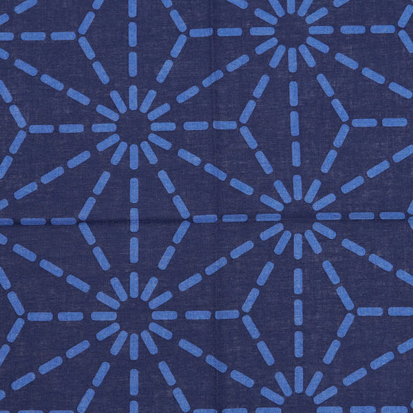 Blue Blue Japan Asanhoa Pattern Bandana - DeeCee style