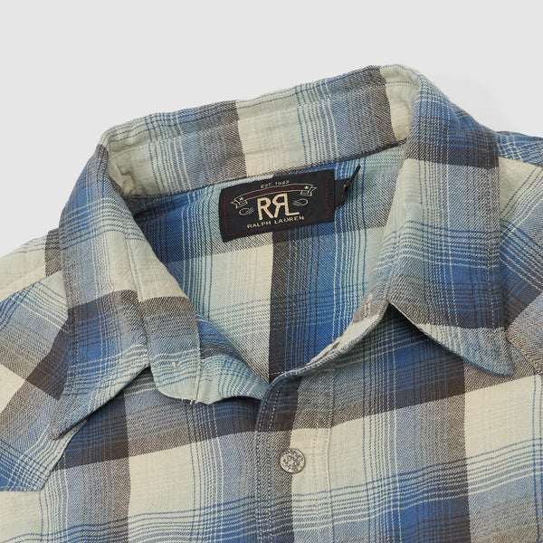 Double RL Plaid twill Western Shirt - DeeCee style