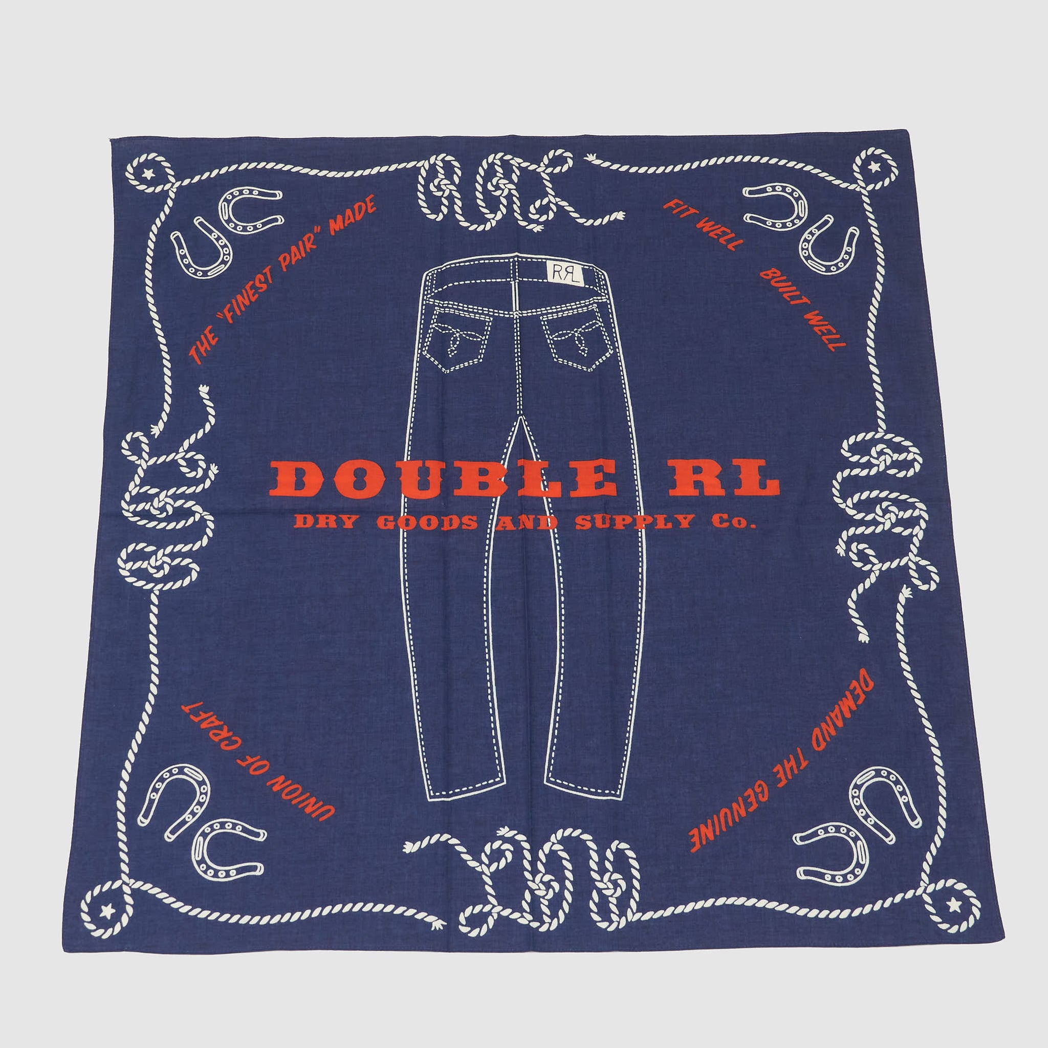 Double RL Fit Well Built Wel Western Cotton Bandana - DeeCee style