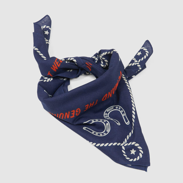 Double RL Fit Well Built Wel Western Cotton Bandana - DeeCee style
