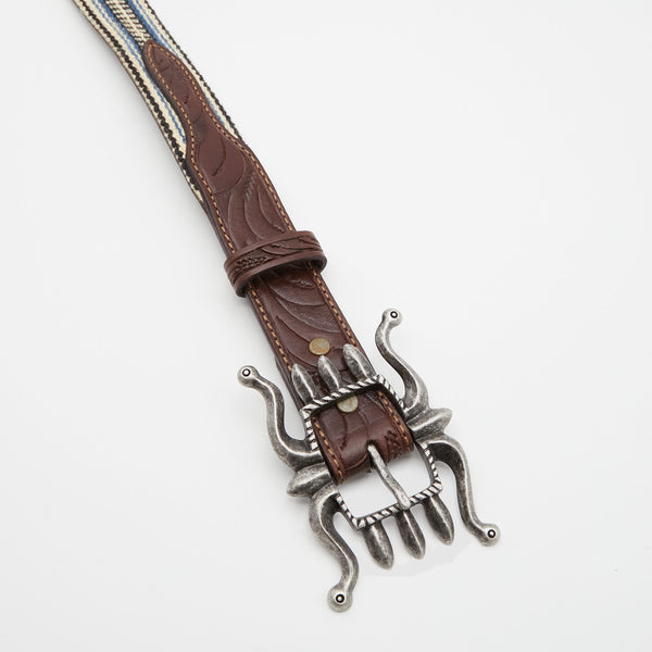 Double RL Western Leather Belt - DeeCee style