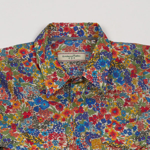 Tintoria Mattei Ladies Long Sleeve Western Flower Print Shirt - DeeCee ...