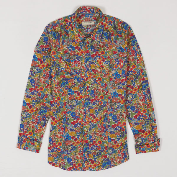 Tintoria Mattei Ladies Long Sleeve Western Flower Print Shirt - DeeCee ...
