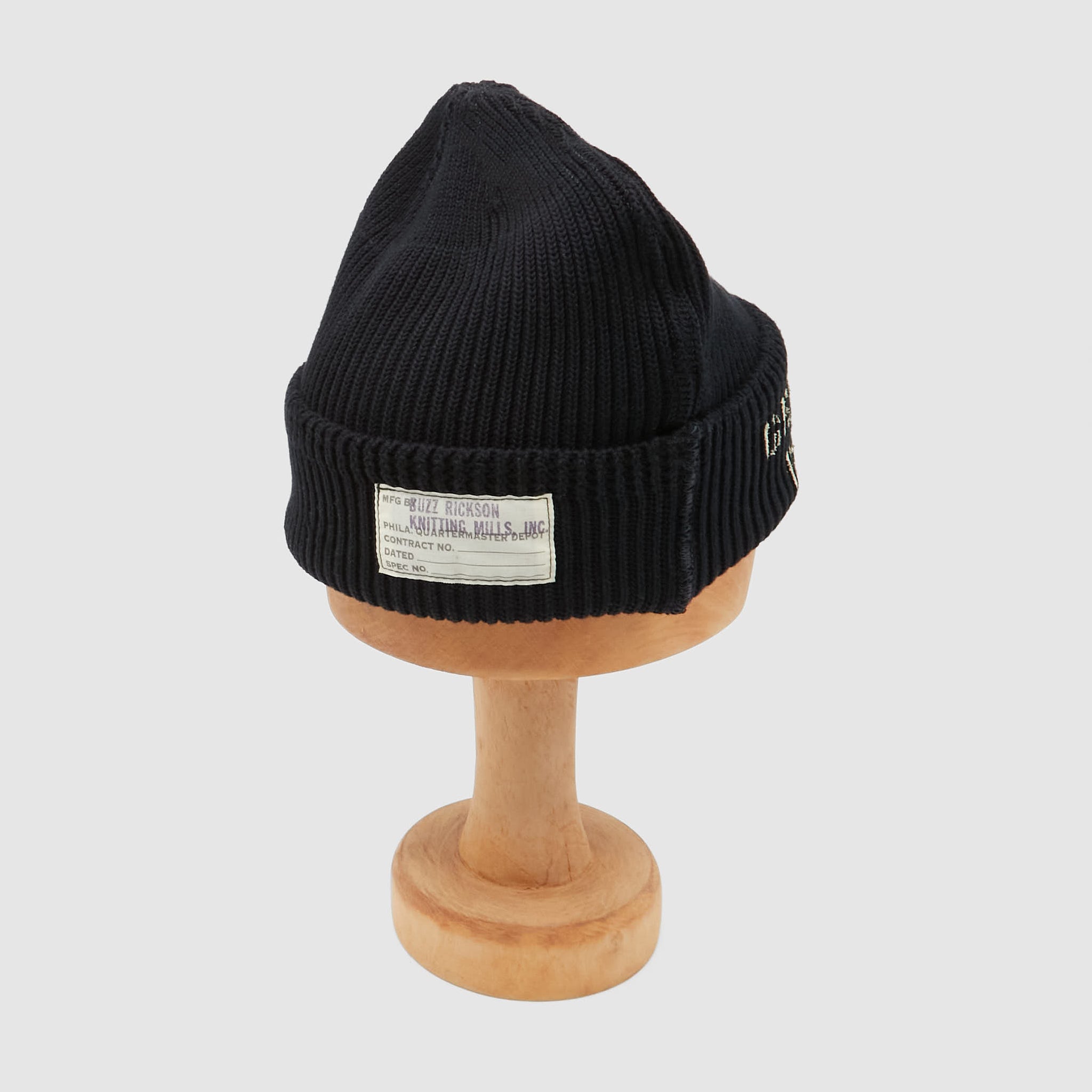 Buzz Rickson's Cotton Watch Cap "George A.F.B. California" - DeeCee style