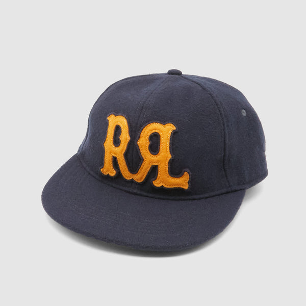 Double RL Hunter Logo Gold Wool Ball Cap - DeeCee style